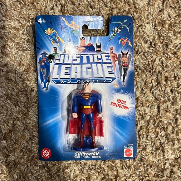 Mattel | Toys | Superman Animated Justice League Unlimited Metal Mattel ...